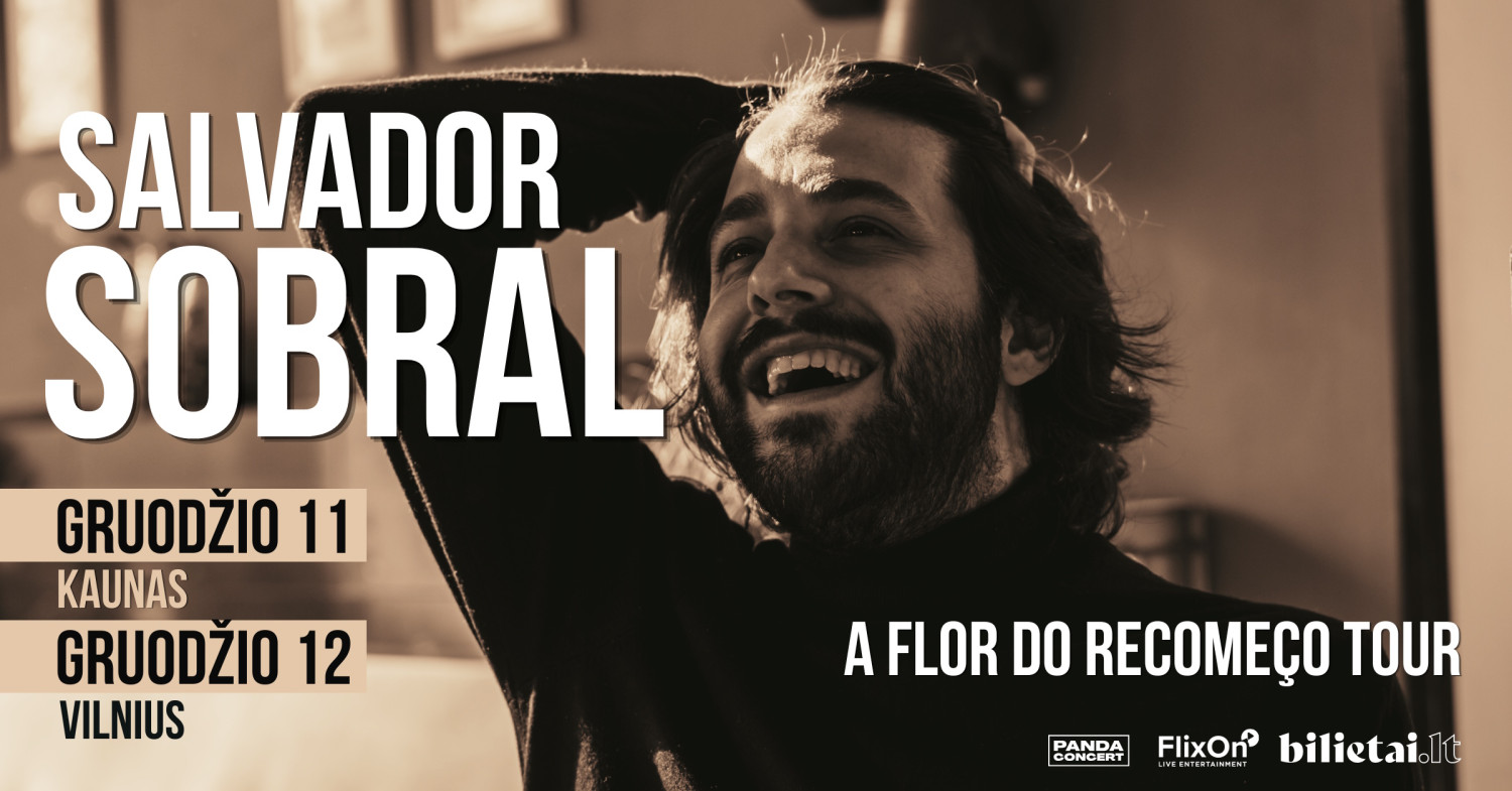 Salvador Sobral | A Flor do Recomeço Tour - Bilietai